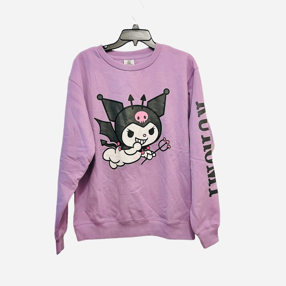 Bioworld X Sanrio Kuromi Devil’s Flight Purple Crewne… - Gem